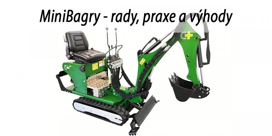 Minibagry jsou vhodné nejen pro výkop bazénů - RadyBydleni.cz